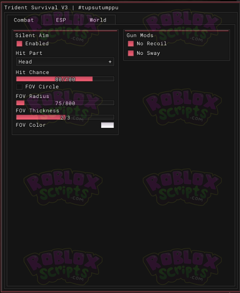 Trident Survival Script Trident Survival: Silent Aim, Highlight